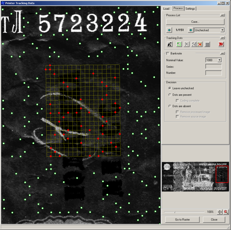 IDENTIFICATION OF PRINTERS USED FOR COUNTERFEITING BANKNOTES AND ...